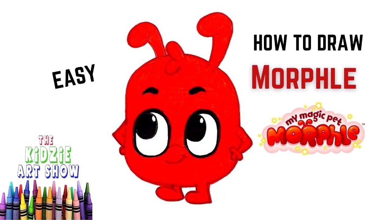 How to draw Morphle step by step easy. Draw Morphle from My magic pet ...