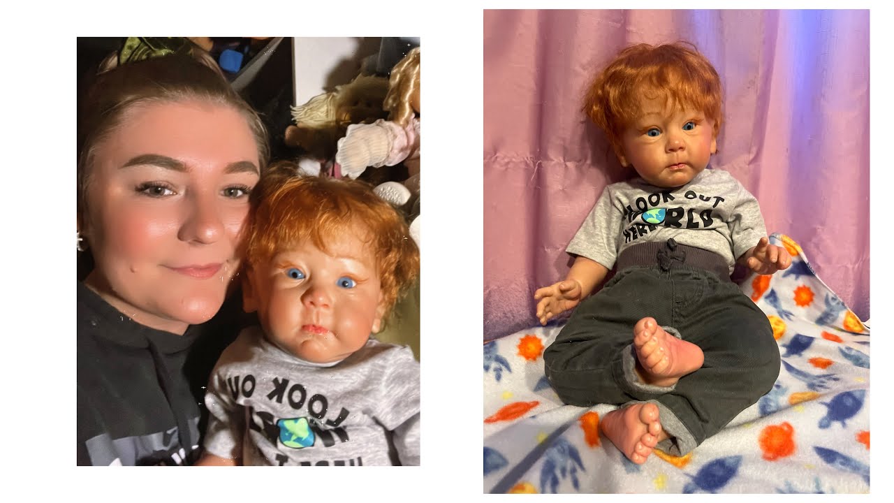 Unboxing a red hair reborn baby - YouTube