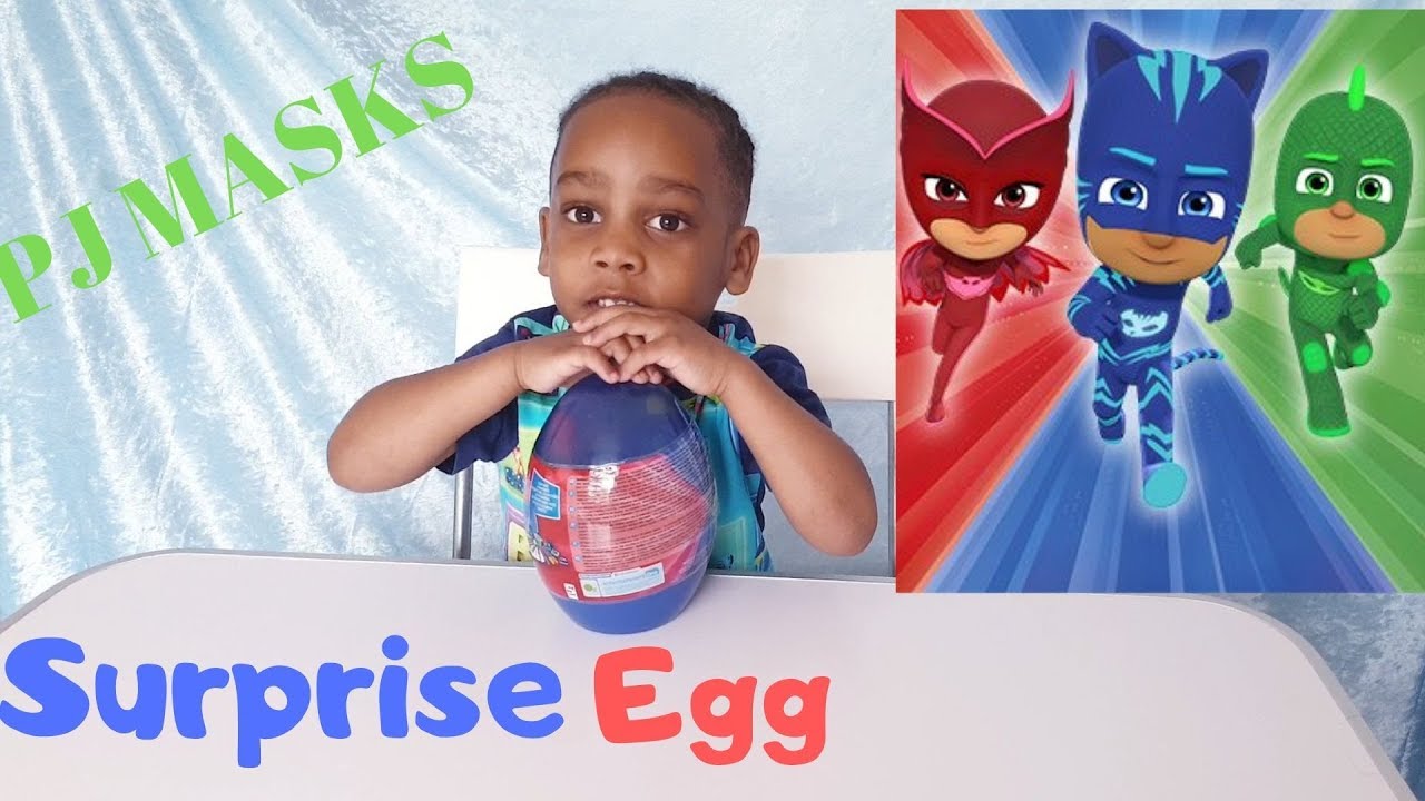 PJ MASKS SURPRISE EGG OPENING WITH MICKY! - YouTube