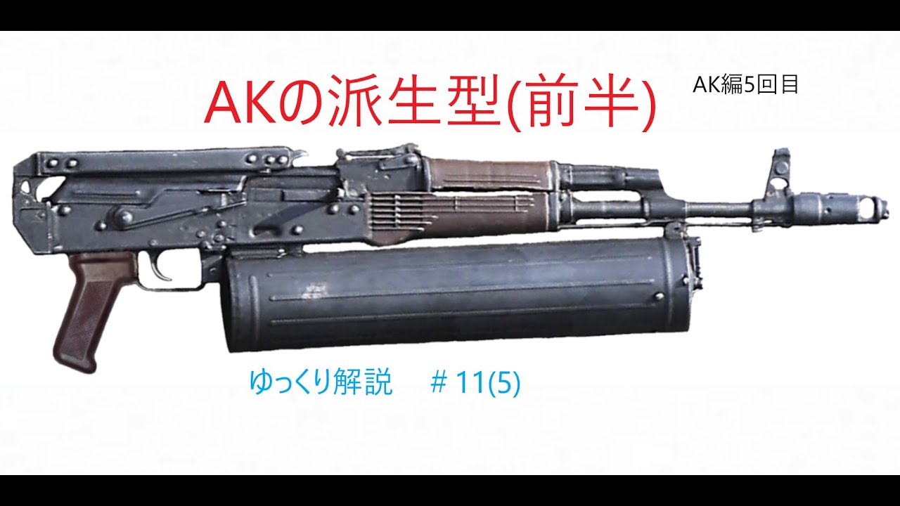 ゆっくり銃器解説#11 5/6 AKの派生型(56式自動歩槍 58式小銃 ナーディー STL-1A INSAS MSMC K-3 MPi-K ...