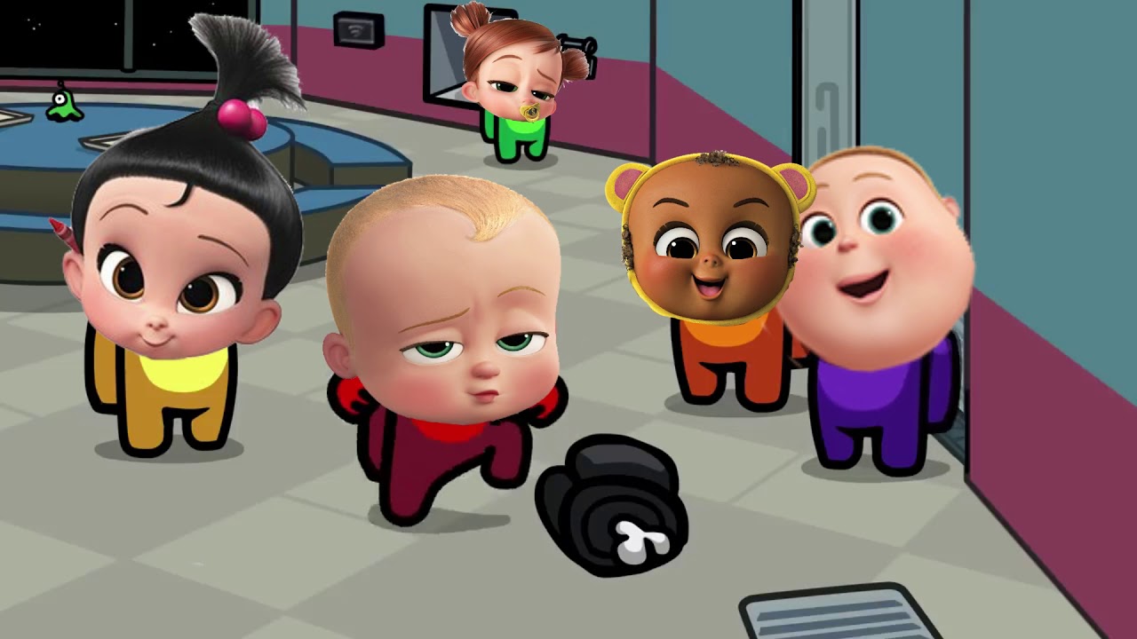 AMONG US BABY BOSS Distraction Dance animation - YouTube