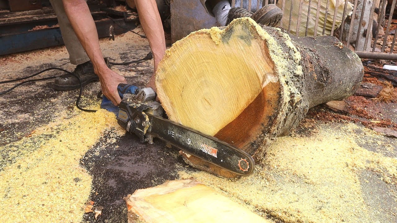 Extremely Unique Monolithic Woodworking Project // Exquisite Working ...