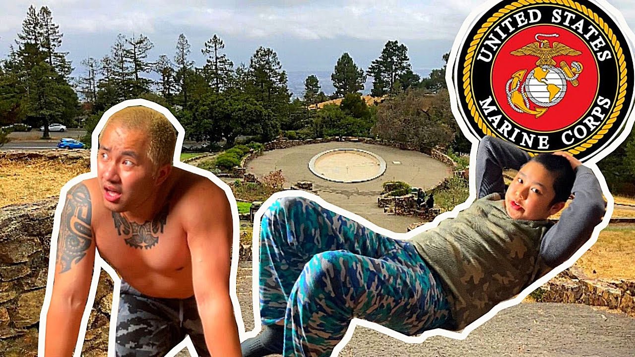 My Autistic Brother And I Try The US Marine Fitness Test Without ...