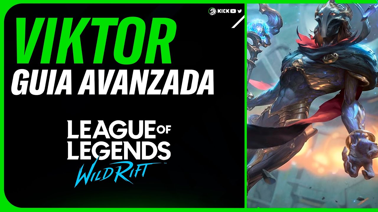 Guía AVANZADA de VIKTOR | Wild Rift - YouTube