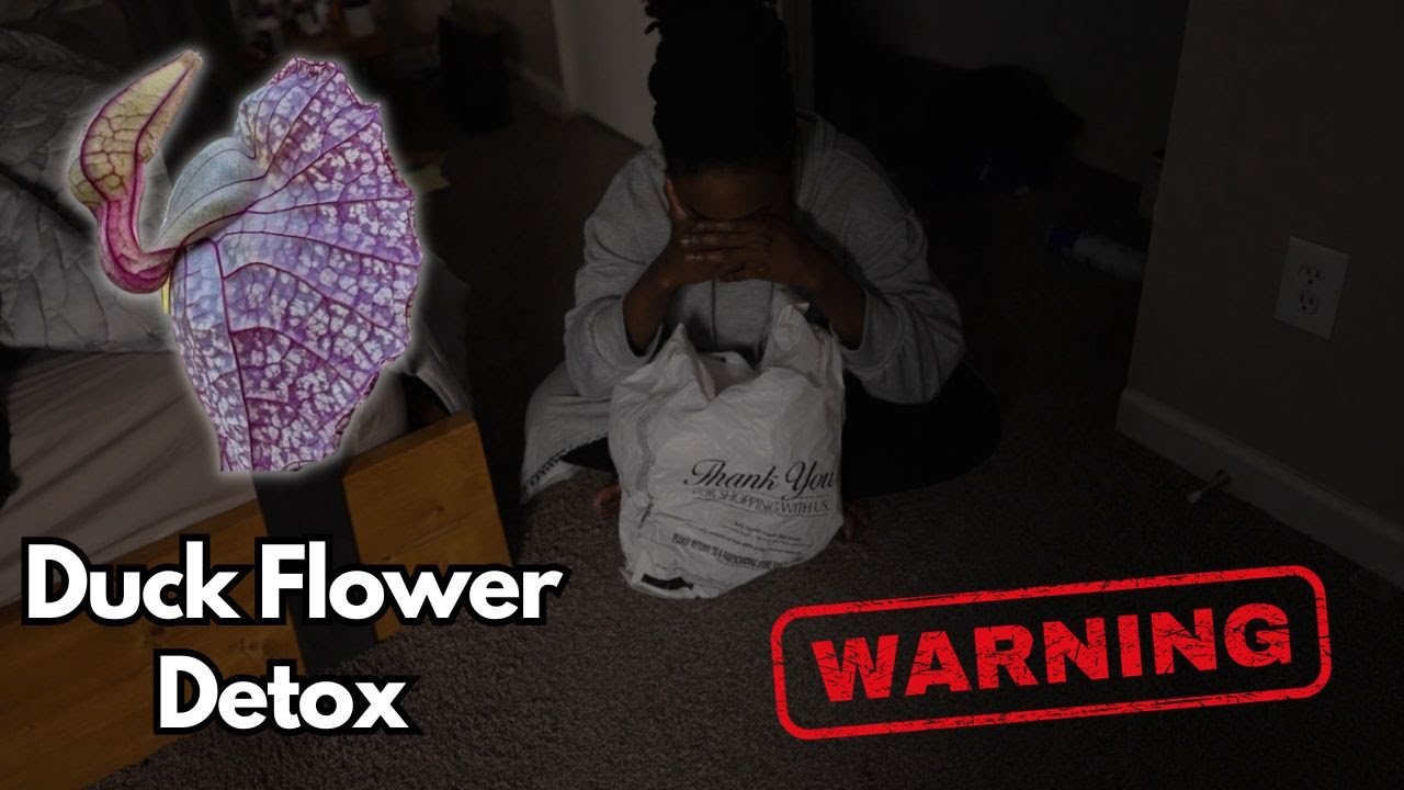 We Survived The Duck Flower Detox BARELY | Natural Cleanse - YouTube