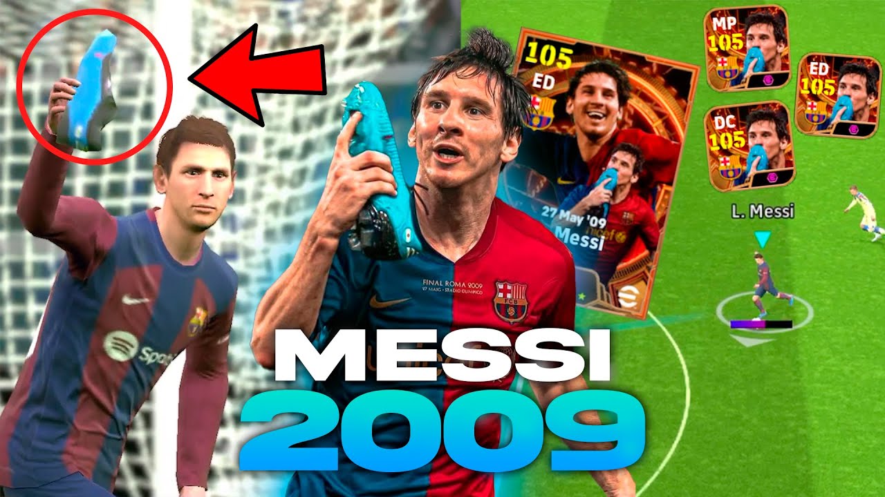 Así JUEGA el NUEVO MESSI de 105 "BIG TIME del 2009" en EFOOTBALL 2024 ...