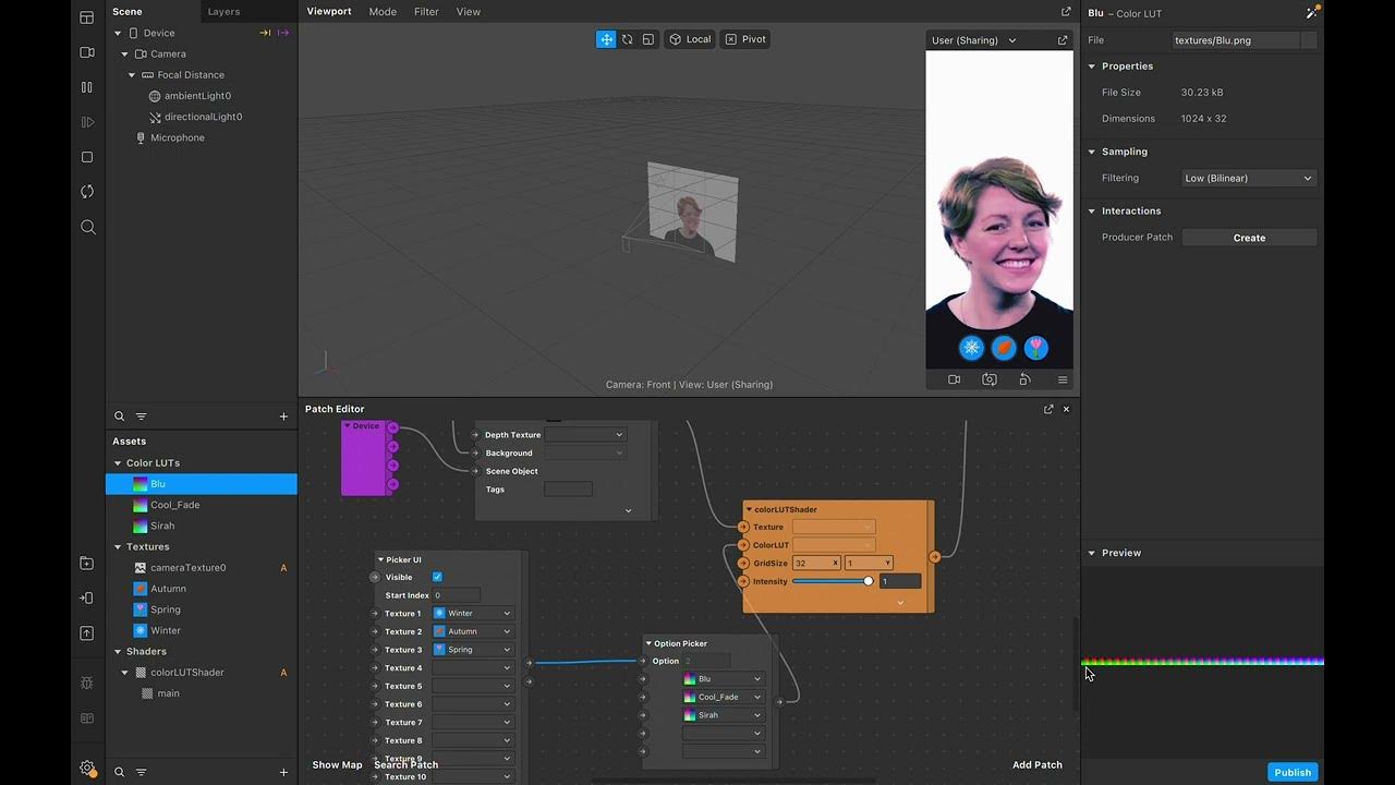 How to use LUTs in Meta Spark AR for Instagram and Facebook | Making your own Instagram filter ...