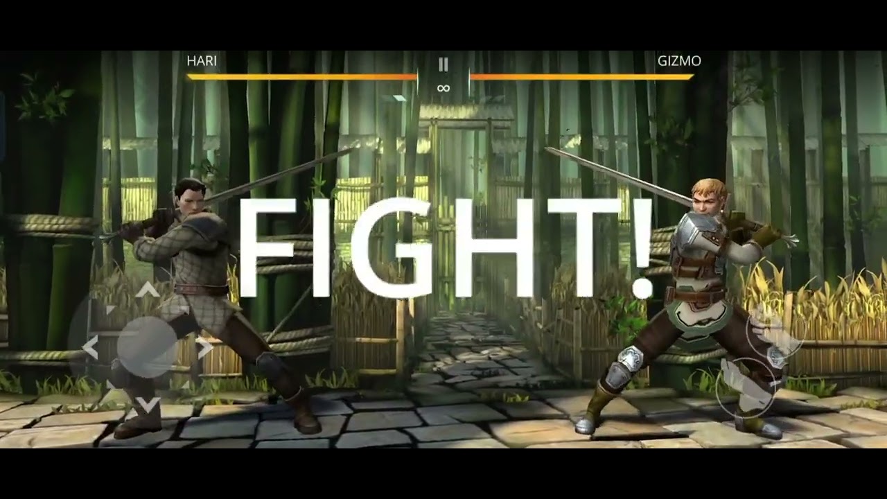 shadow fighter first fight gameplay - YouTube