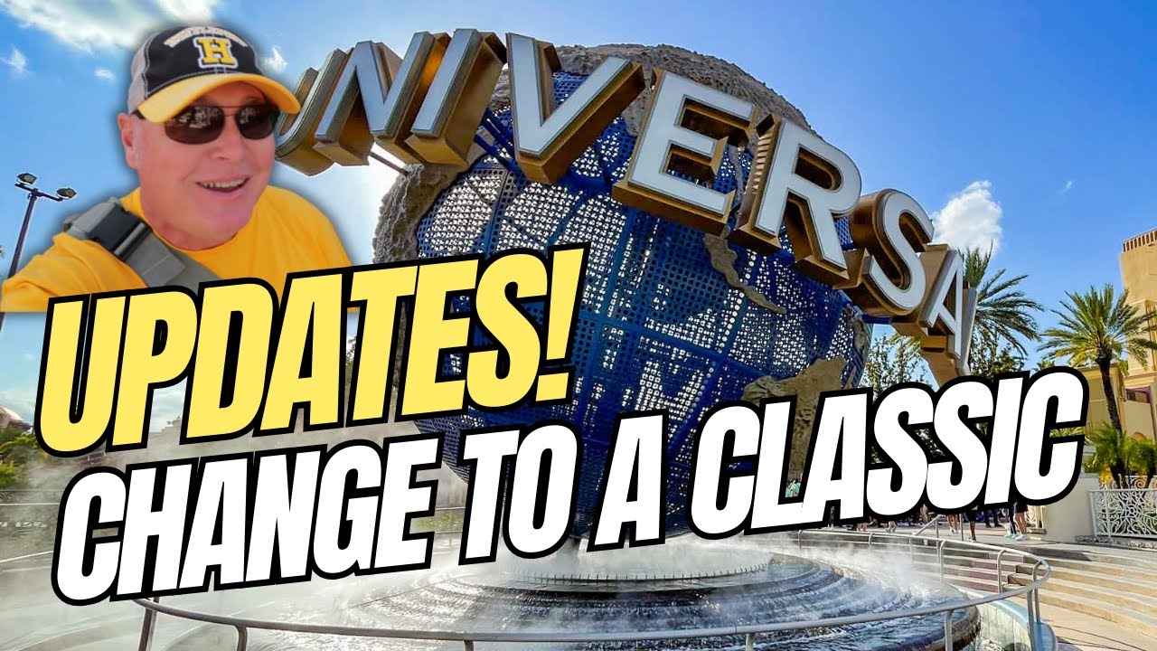 Updates! Universal Studios Orlando ~ Change Made To A Classic - YouTube