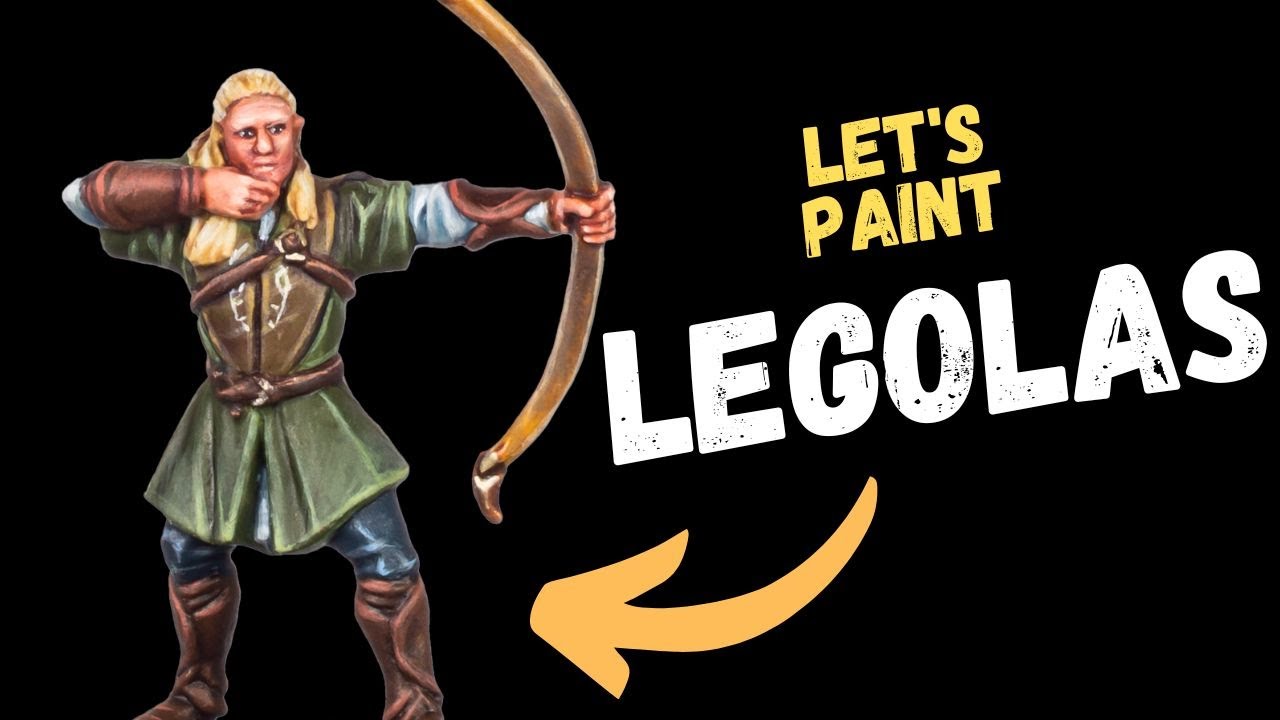 How to paint Legolas - The Lord of the Rings Middle Earth SBG - YouTube