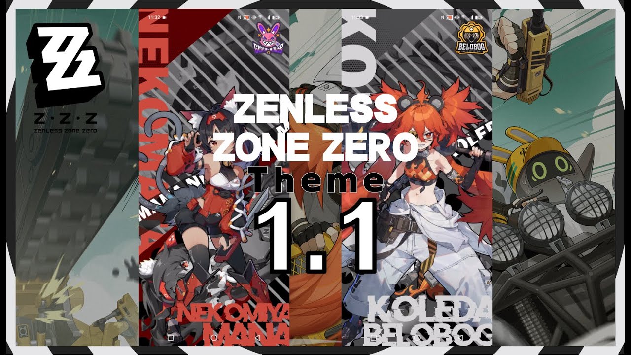 ZENLESS ZONE ZERO LIVE WALLPAPER - Theme 1.1 - KLWP Android - YouTube