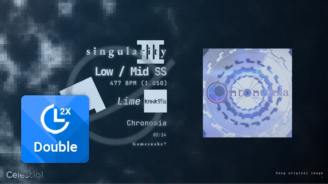 [OSU!] (Singularity III) Lime - Chronomia (Gamesnake7) 1.050x +DT A - YouTube