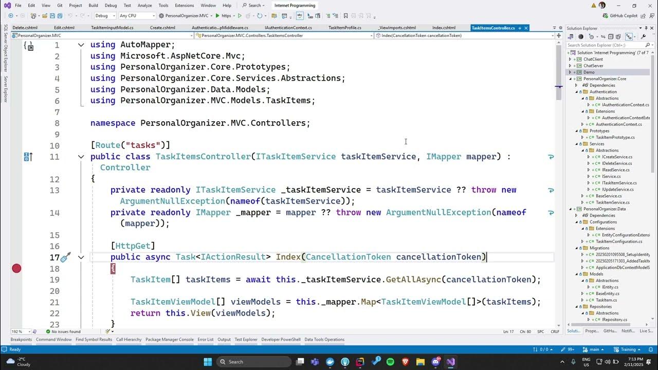Internet Programming, lecture 7 - ИТ Кариера (2022 - 2025), 11.02.2025 - YouTube