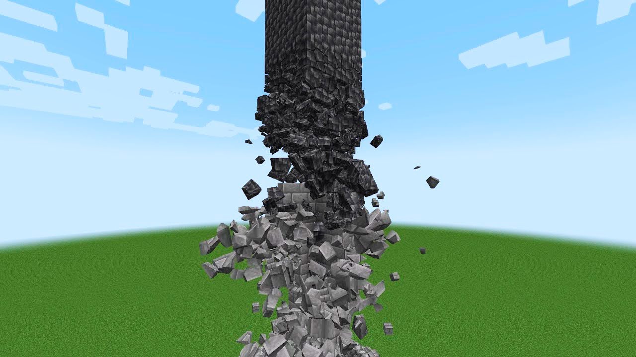 Minecraft but realistic tnt explosion - YouTube