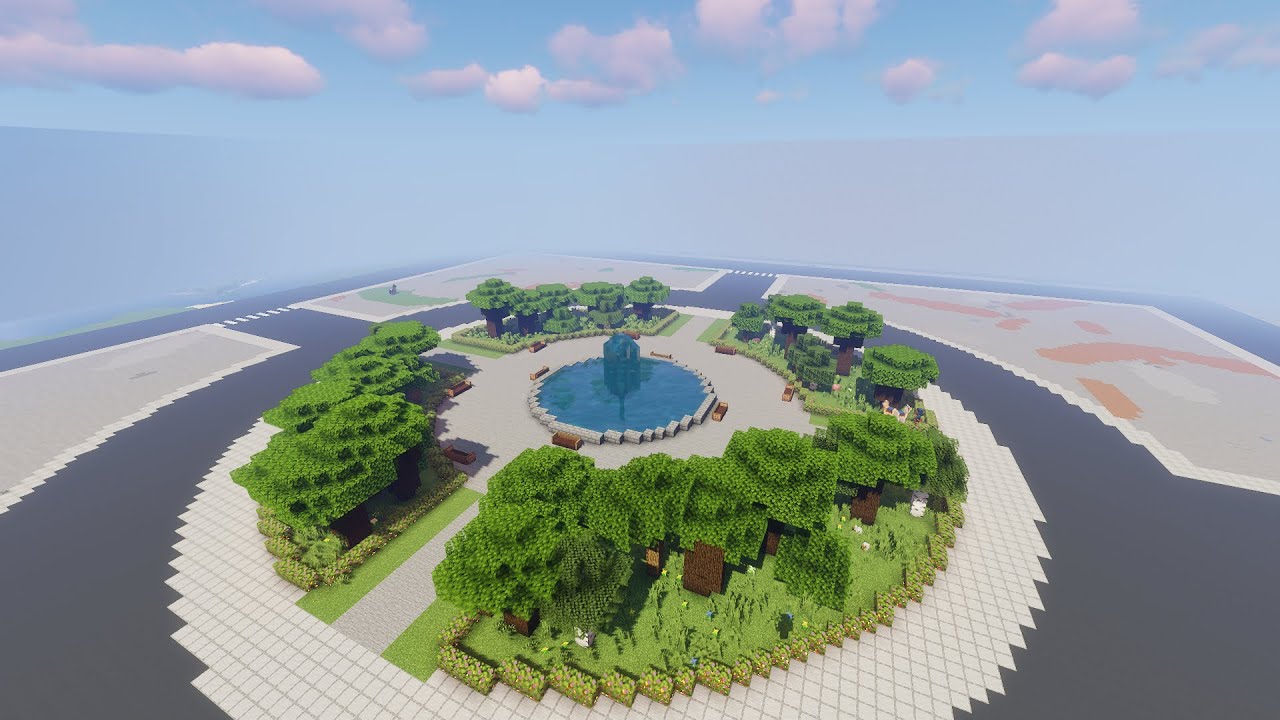 CONSTRUINDO A PRAÇA CENTRAL | Minecraft Construindo uma Cidade 2.0 ...