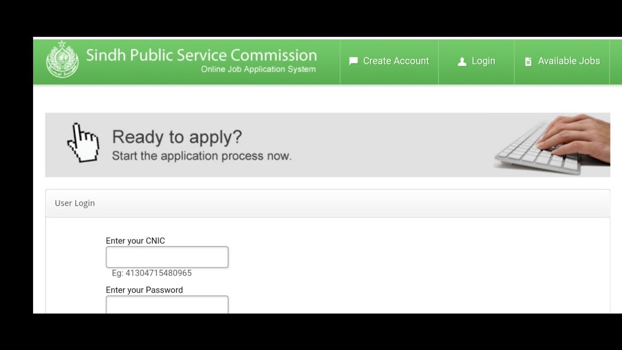 How to create an account on spsc web portal | how to apply online | how ...