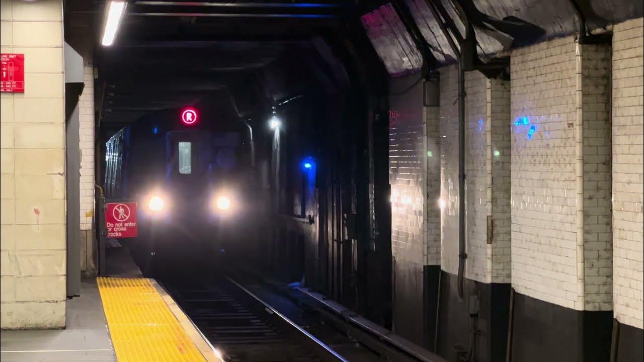 MTA New York City Subway Forest Hills Bound Alstom R160A (R) Local Train @ Prospect Avenue - YouTube