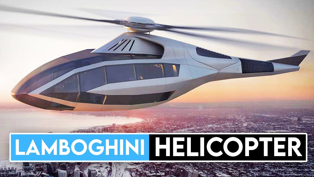The Lamborghini Falco Helicopter : Luxury Helicopter - YouTube