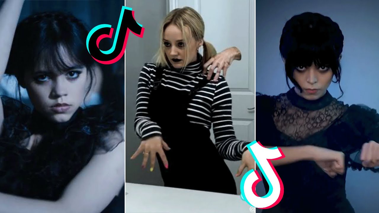 Wednesday Addams Dance I'll dance, dance, dance with my hands, hands ...