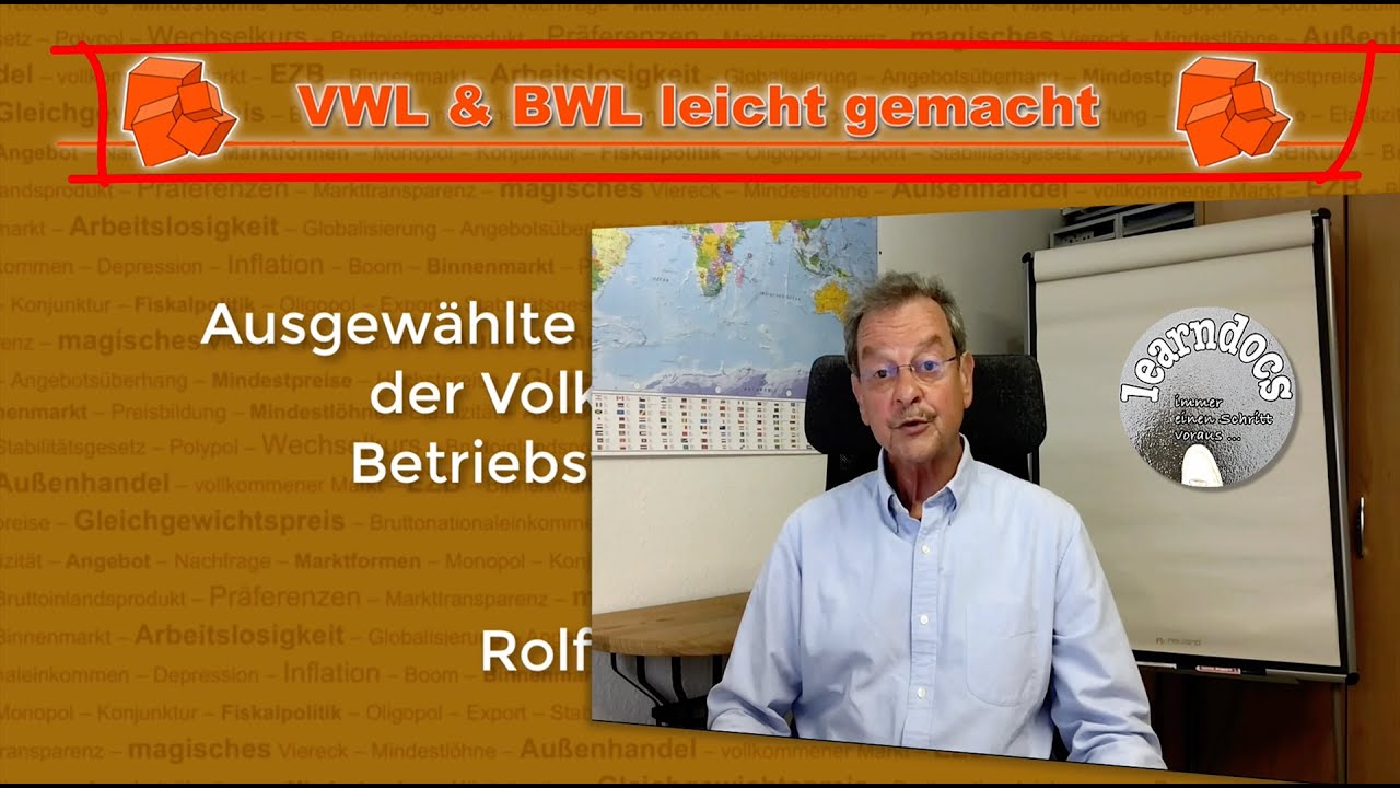 Betriebswirtschaftliche Lernfilme Langfassung "Lernen am Stück" VWL ...