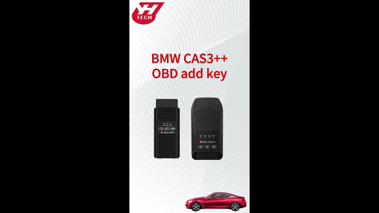 ACDP module 1 BMW CAS3+ add a key via OBD - YouTube