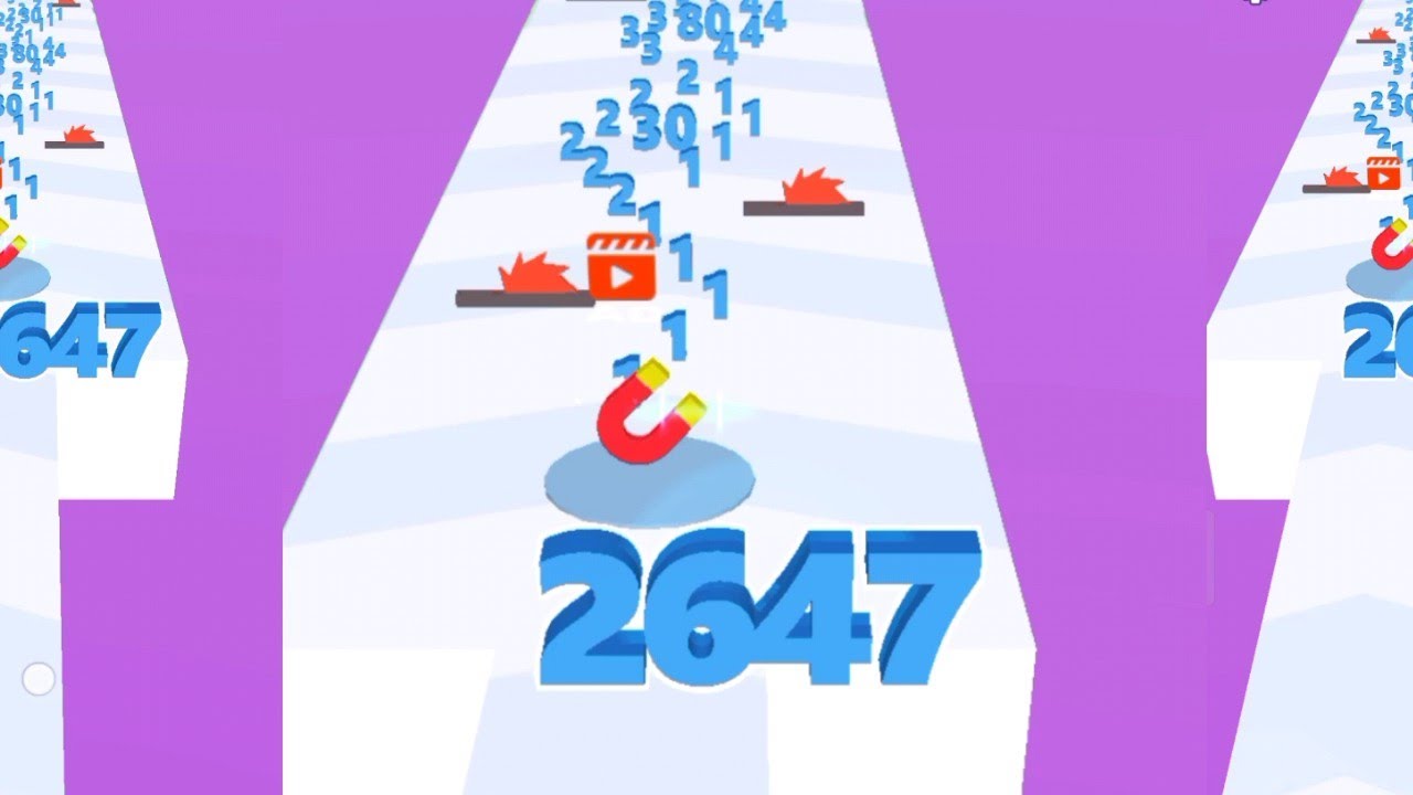 Number run game| 2647 I started with this to get big numbers. - YouTube