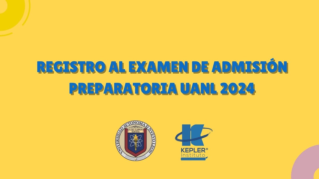 Tutorial de registro al examen de admisión preparatoria UANL 2024 - YouTube