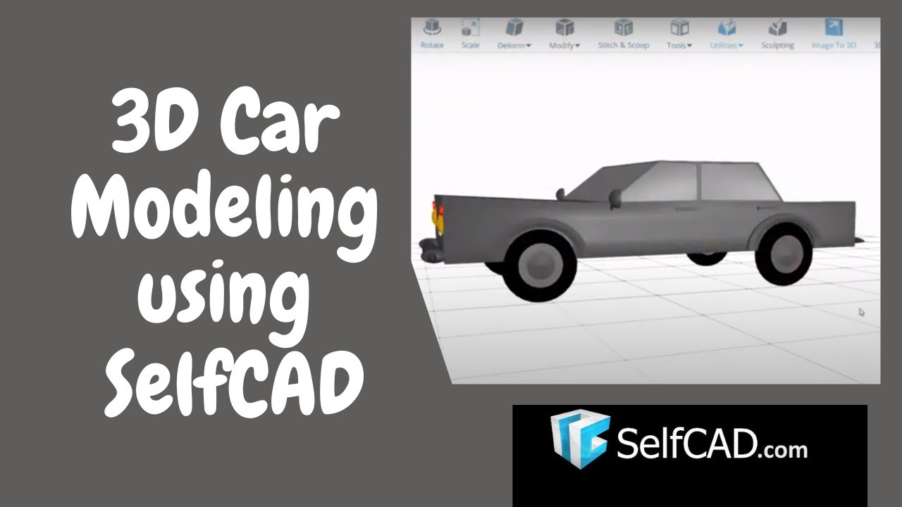3D Modeling a Car in SelfCAD - YouTube