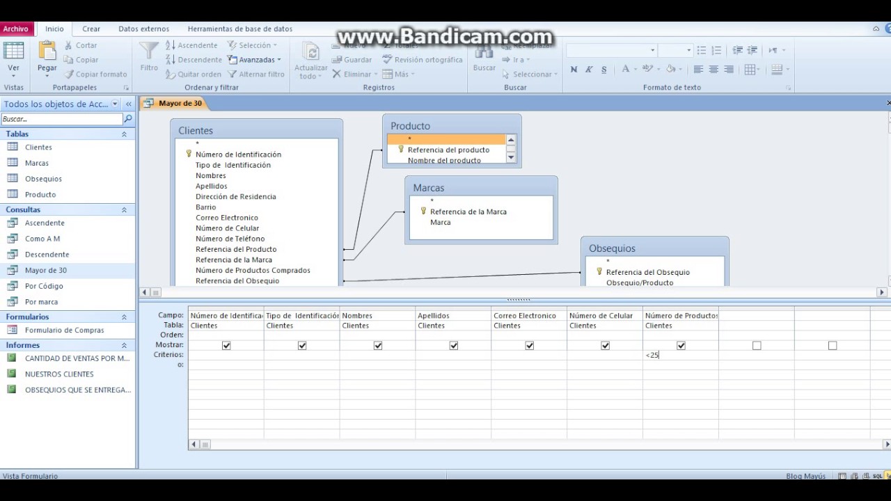 ELABORACIÓN DE BASE DE DATOS EN ACCESS PARTE 2 - YouTube