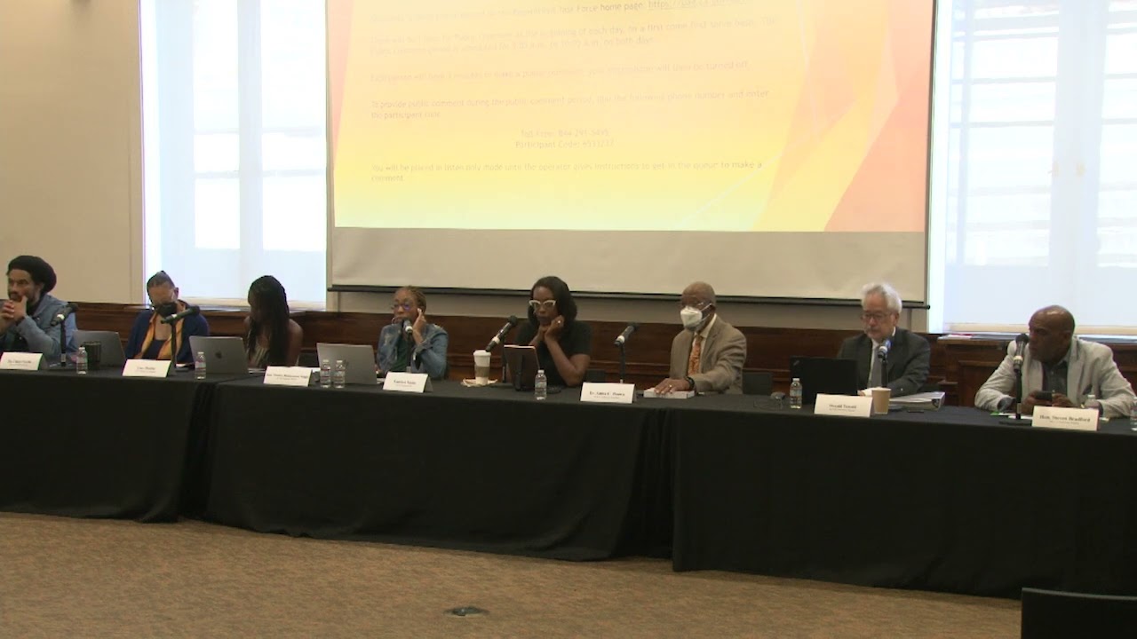 September 24, 2022 Reparations Task Force Meeting (Part 1 of 3) - YouTube