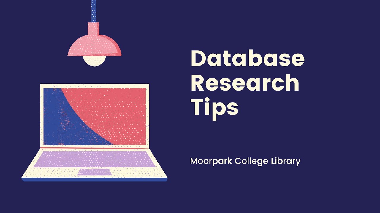Database Research Tips - YouTube