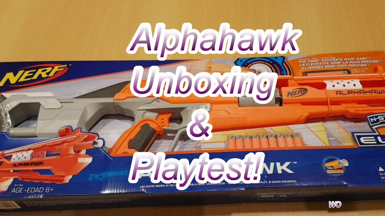 Nerf Accustrike Alphahawk Unboxing and Playtest! - YouTube
