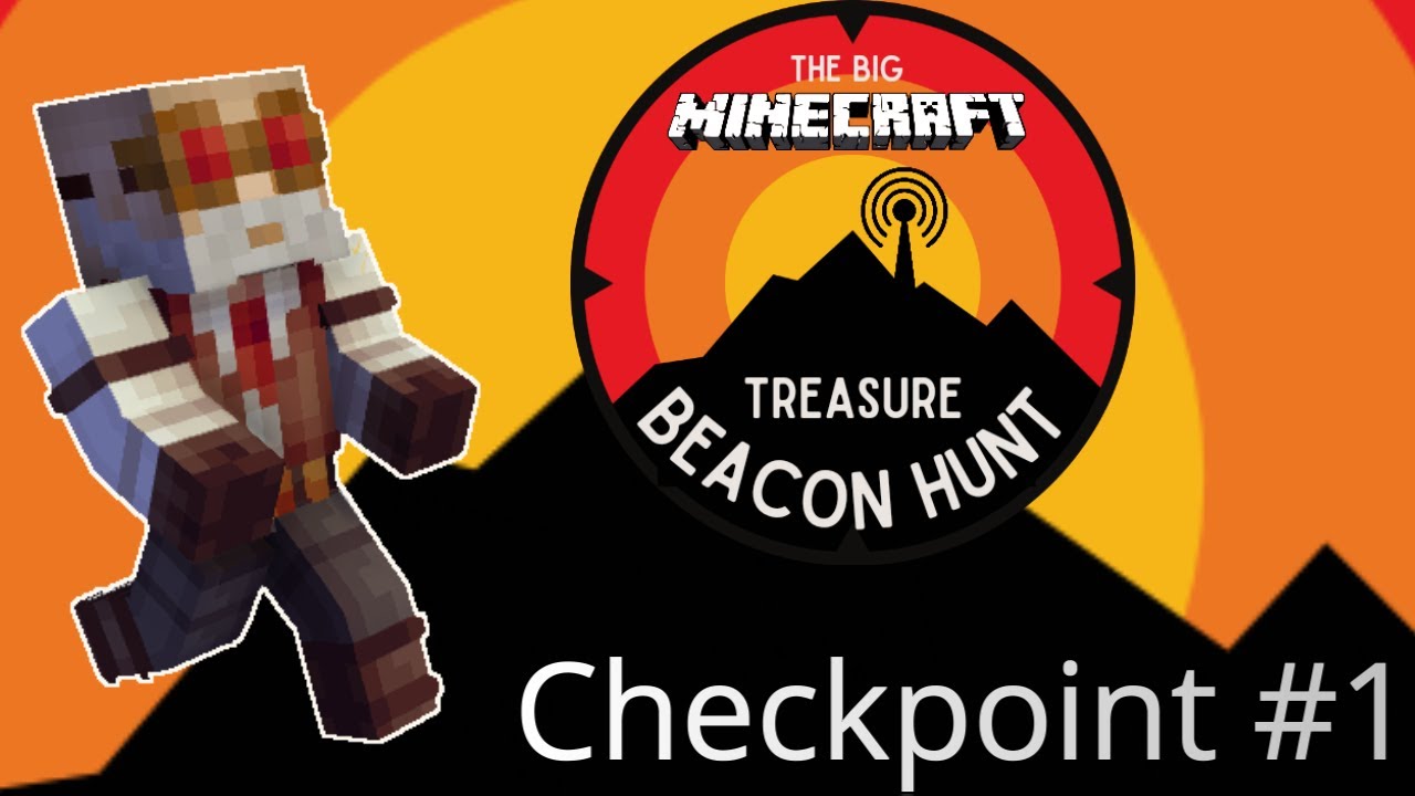 Minecraft Big Beacon Treasure Hunt! - Journey to Checkpoint 1 - YouTube