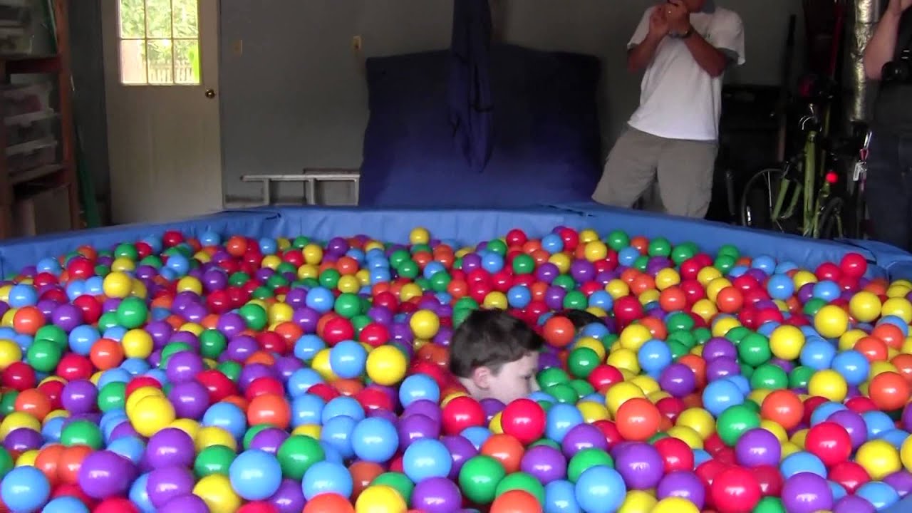 Make-A-Wish Gives Ryan Cornett a Ball Pit - YouTube