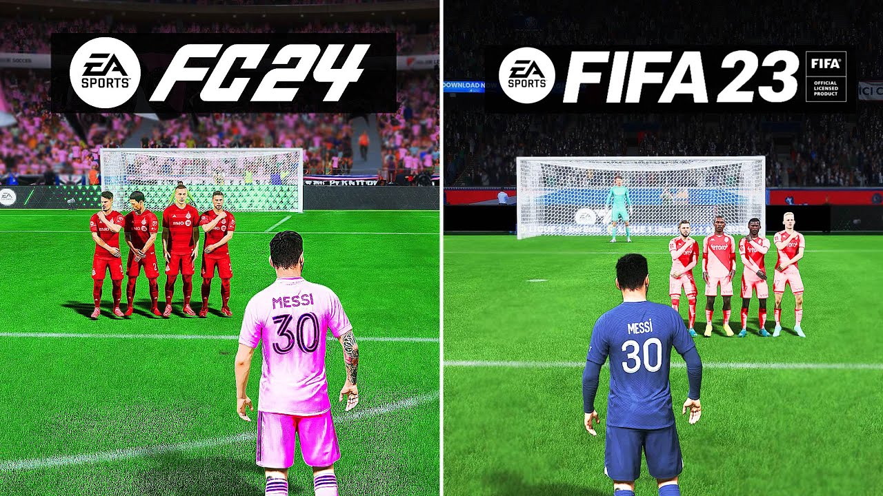 EASports FC 24 Vs FIFA 23 Gameplay Comparison YouTube EASports FC 24 Vs FIFA 23 Gameplay Comparison YouTube