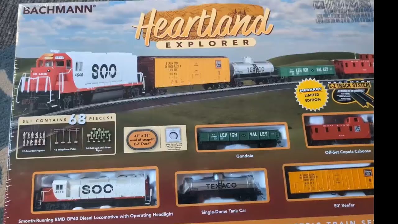 limited edition Bachmann Heartland Explorer HO train set from Menards ...