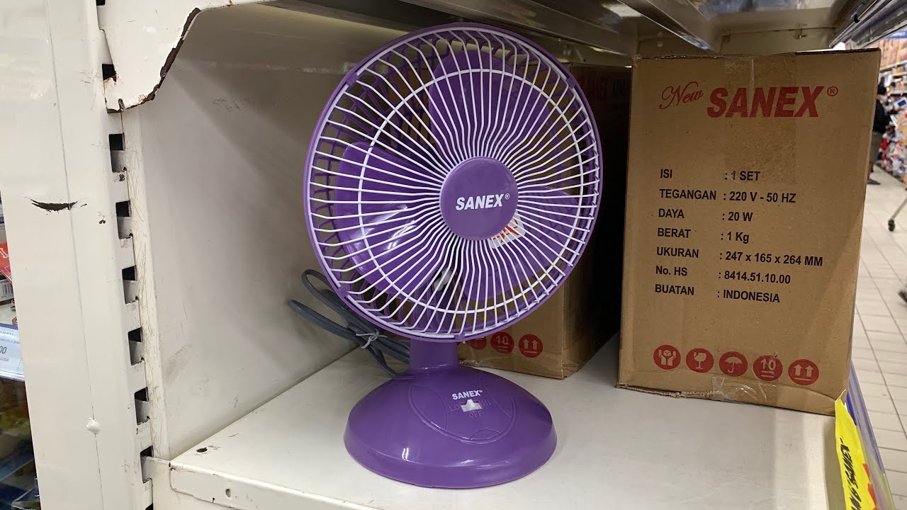 6” Sanex Table Fan | Quick Test - YouTube