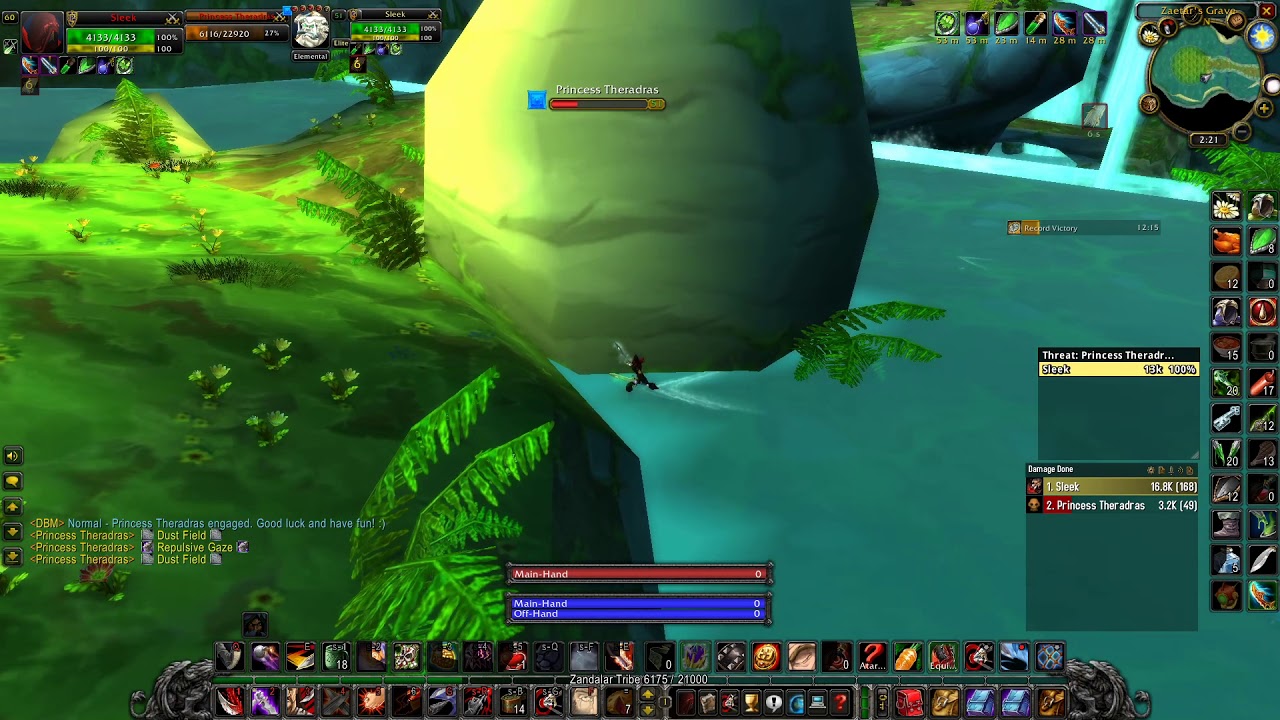 Rogue Solo Maraudon Part 3 (Princess Theradras) - YouTube