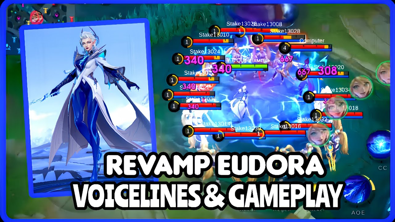 REVAMP EUDORA NEW VOICE LINES AND GAMEPLAY ⚡ - YouTube
