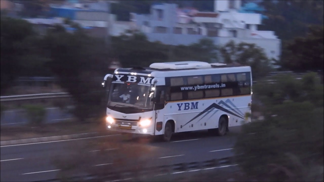 YBM buses spotted rushing to Chennai - YouTube