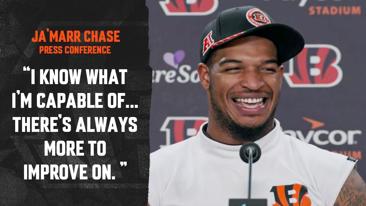 Ja'Marr Chase Press Conference - Nov. 14 | Week 11 at Los Angeles ...