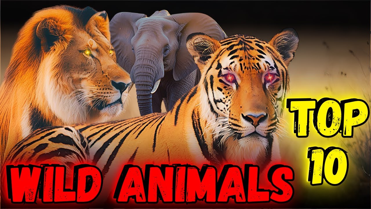 Top 10 Wild Animals In The World 2024 | Top 5ology - YouTube