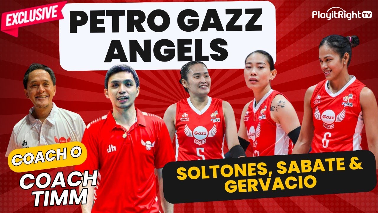 Kwentuhan with PetroGazz Angels kasama sina Coach O, Coach Timm ...