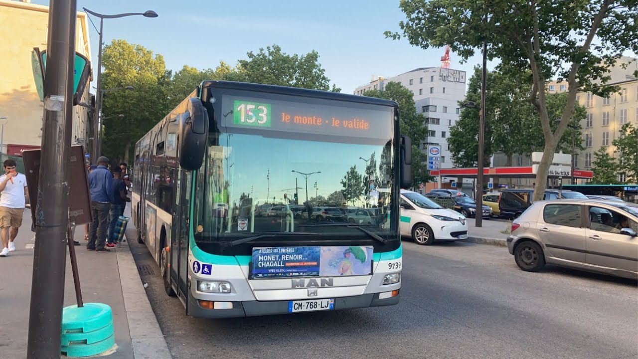 KICKDOWN] — Habillage Bus RATP — Ligne 153 — Pte Chapelle — Moulin Neuf ...