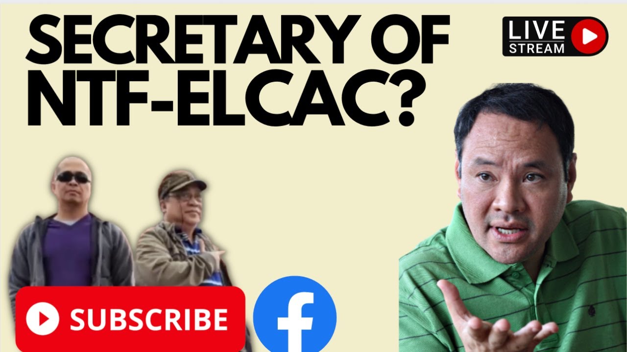SECRETARY OF NTF-ELCAC? - YouTube