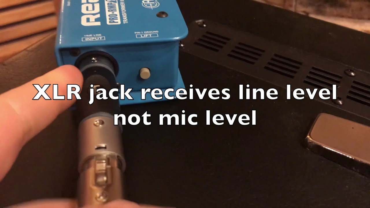 FASTCTS! How to use a reamp box - YouTube