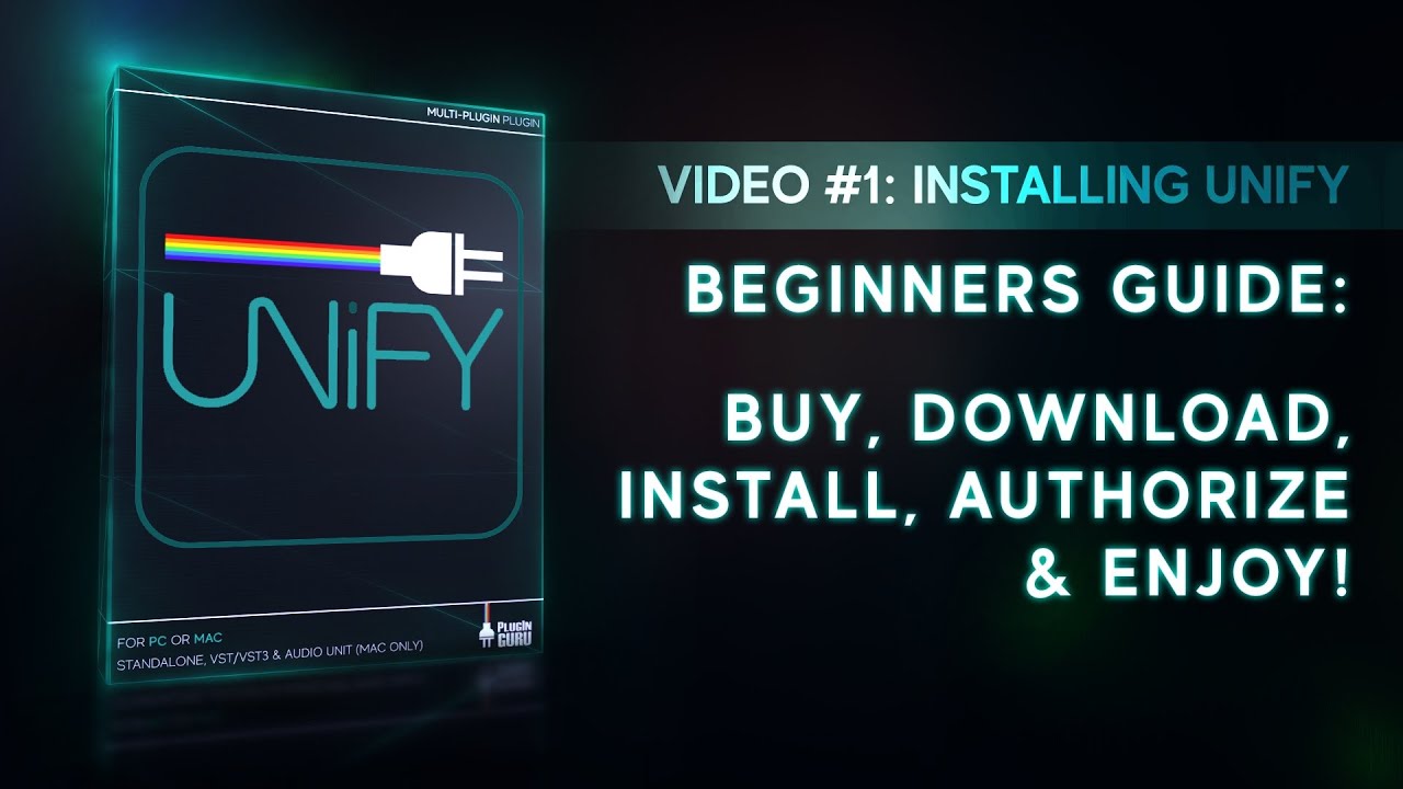 Unify 1.1 Video #1: Installation for Beginners - YouTube