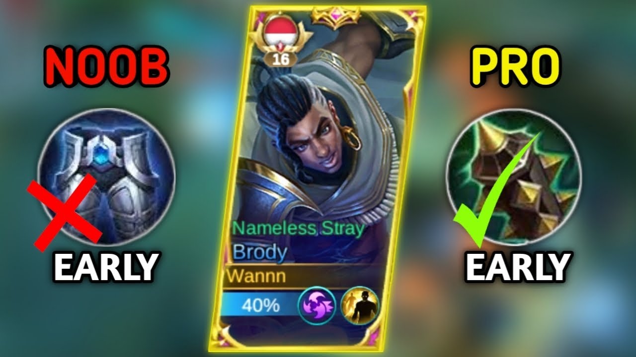 BEST BRODY ITEM FOR EARLY GAME 🔥 - Mobile Legends - YouTube