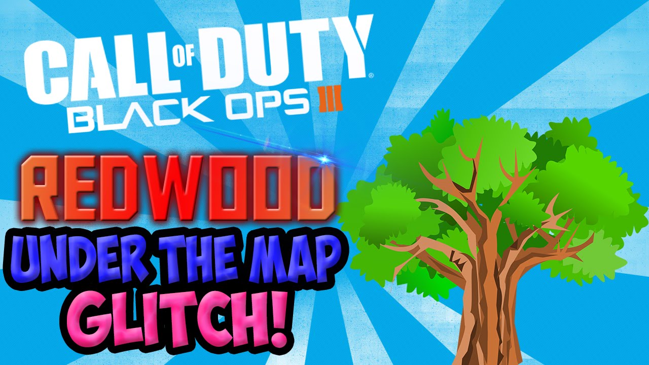 COD BO3 - Under The Map REDWOOD - Out of Map Wallbreach Best Hiding ...