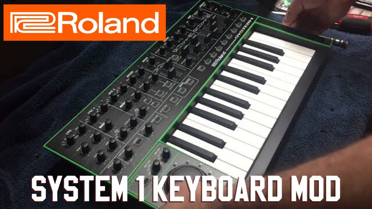 Roland System 1 Keyboard Failing Key Repair / Mod Tutorial - Works ...